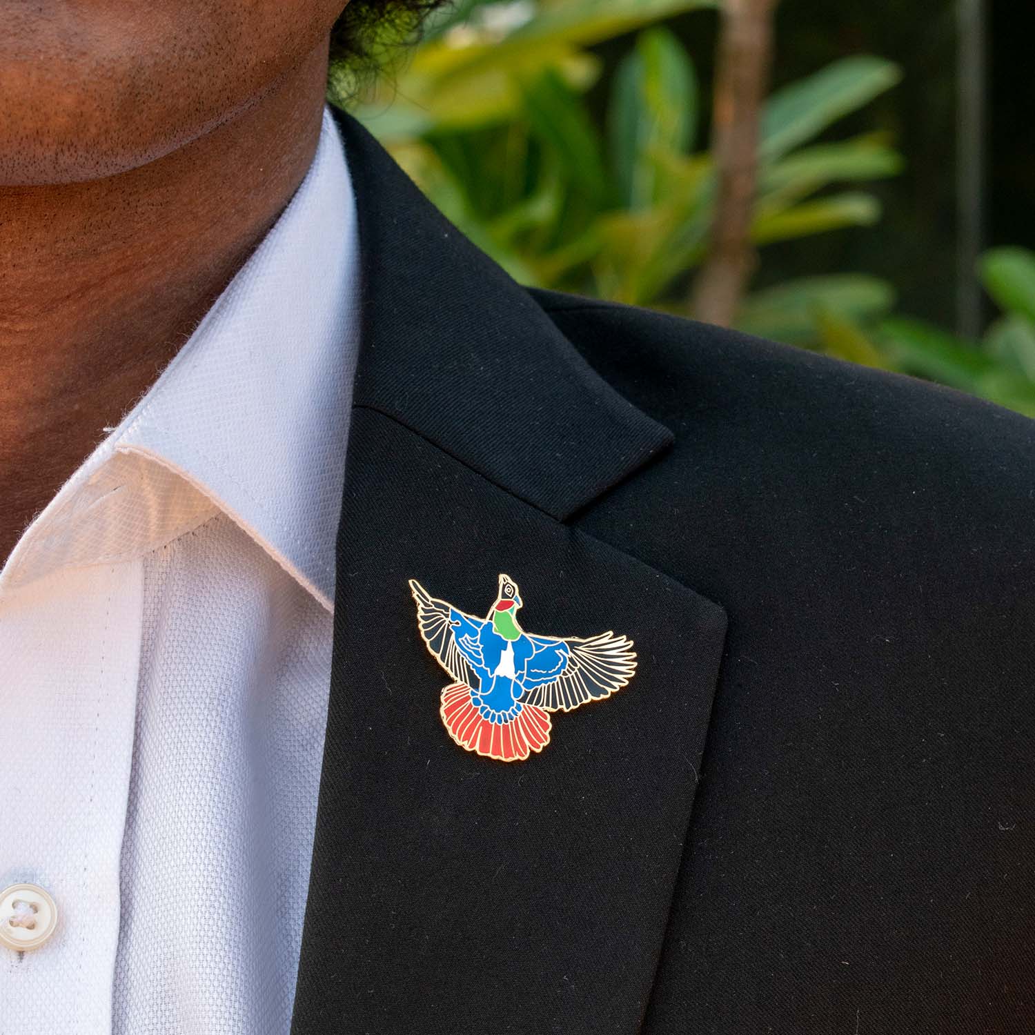 Himalayan Monal Flying – Lapel Pin – WWF Nature Store