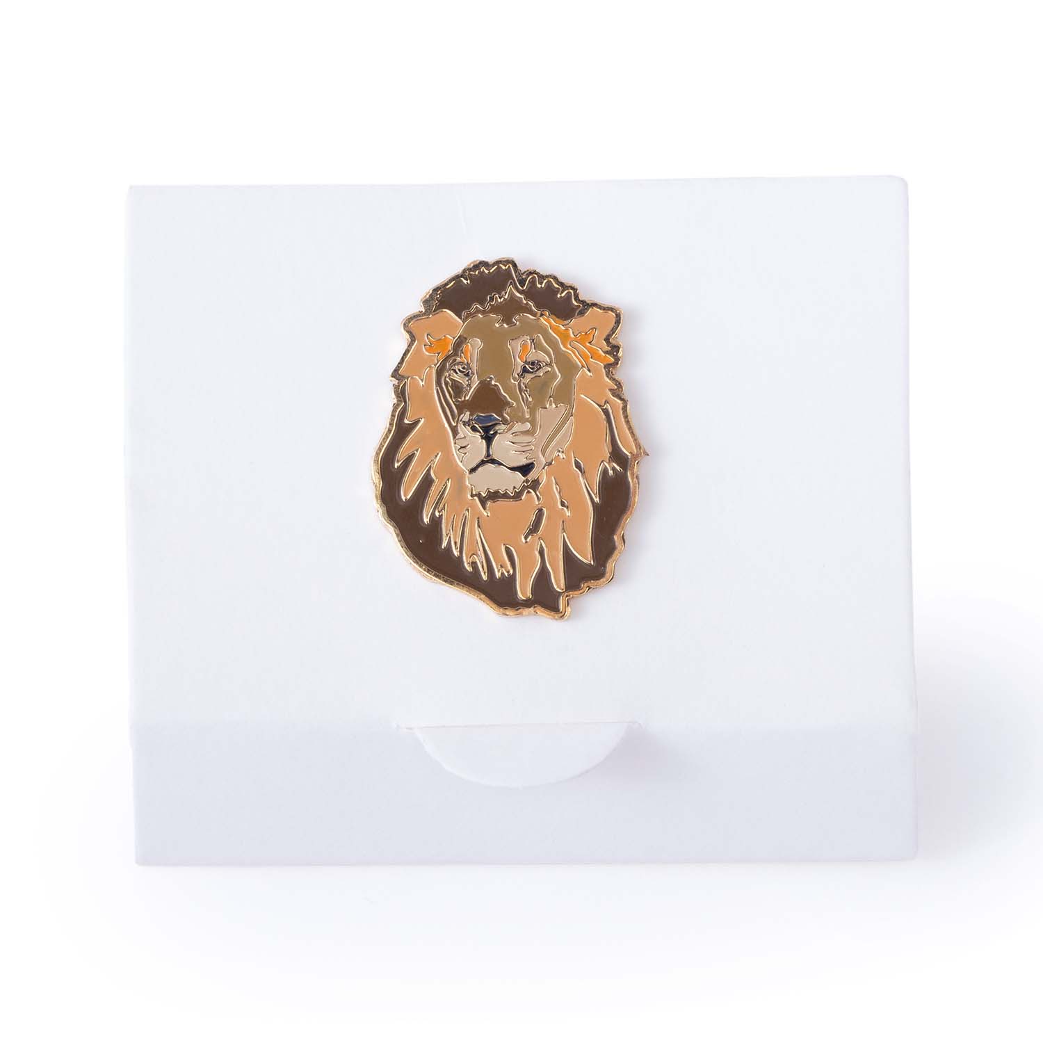 Lion Face – Lapel Pin – WWF Nature Store