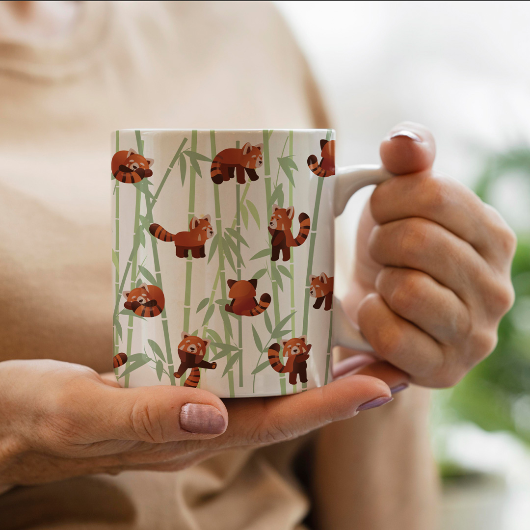 Mug Printed Red Panda – WWF Nature Store