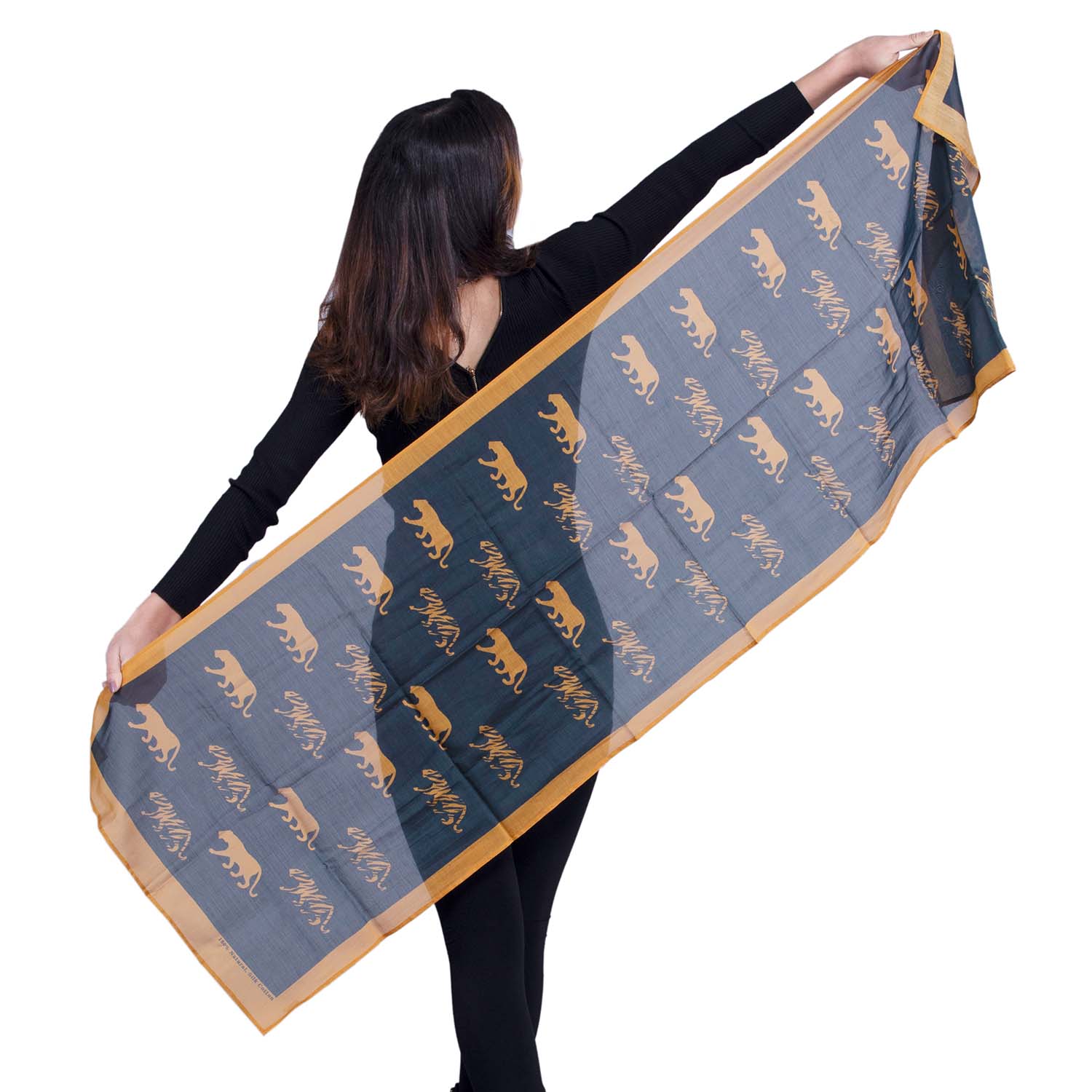 Tiger Print – Cotton Silk Scarf – WWF Nature Store